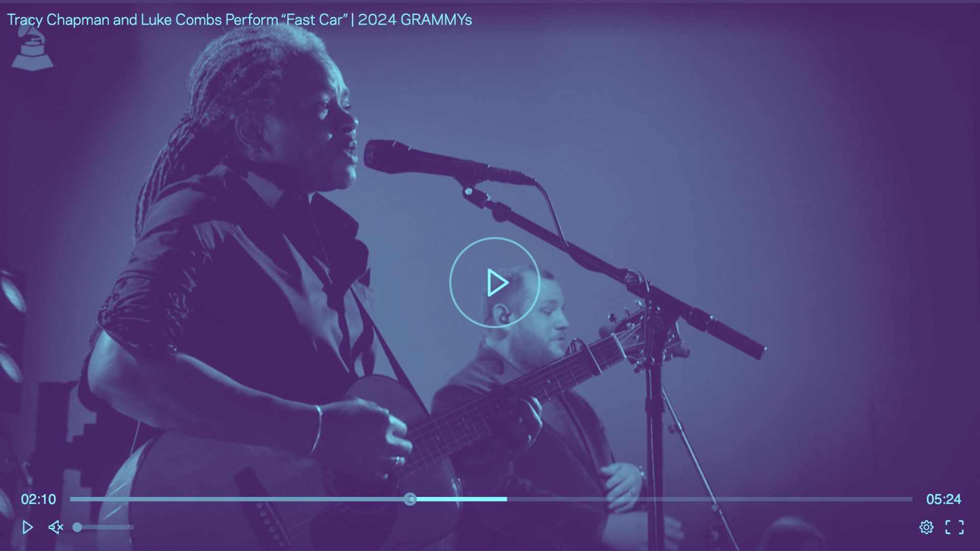 Watch Tracy Chapman performing 'Fast Car' with Luke Combs at the 2024 ...